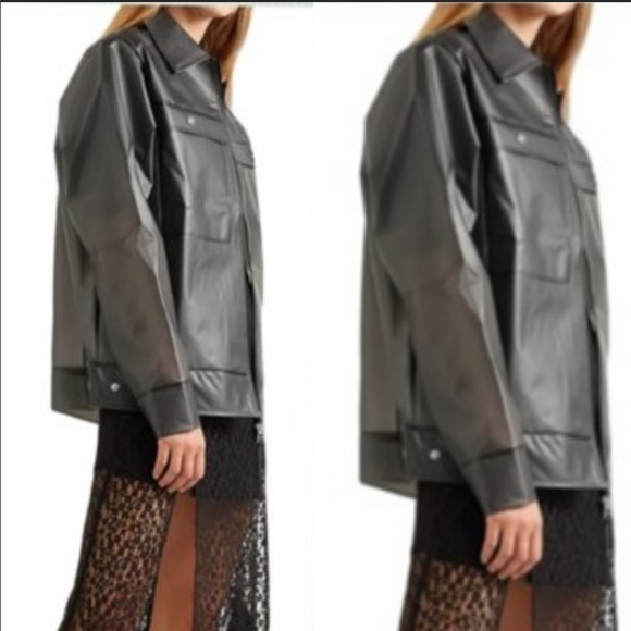Rains | Jackets & Coats | Rains Oversized Transparent Vinyl Jacket Coat ...